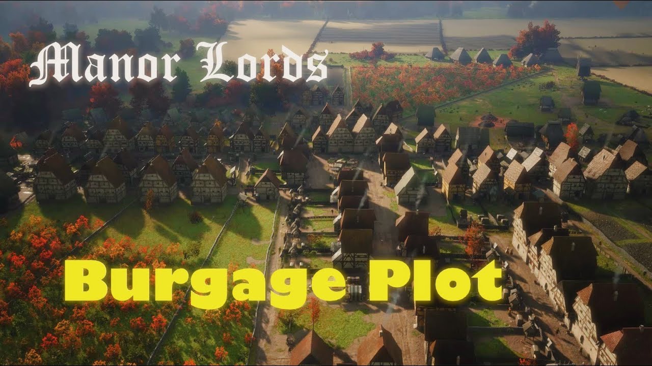 Manor Lords - Burgage Plots (Housing) Tutorial - YouTube