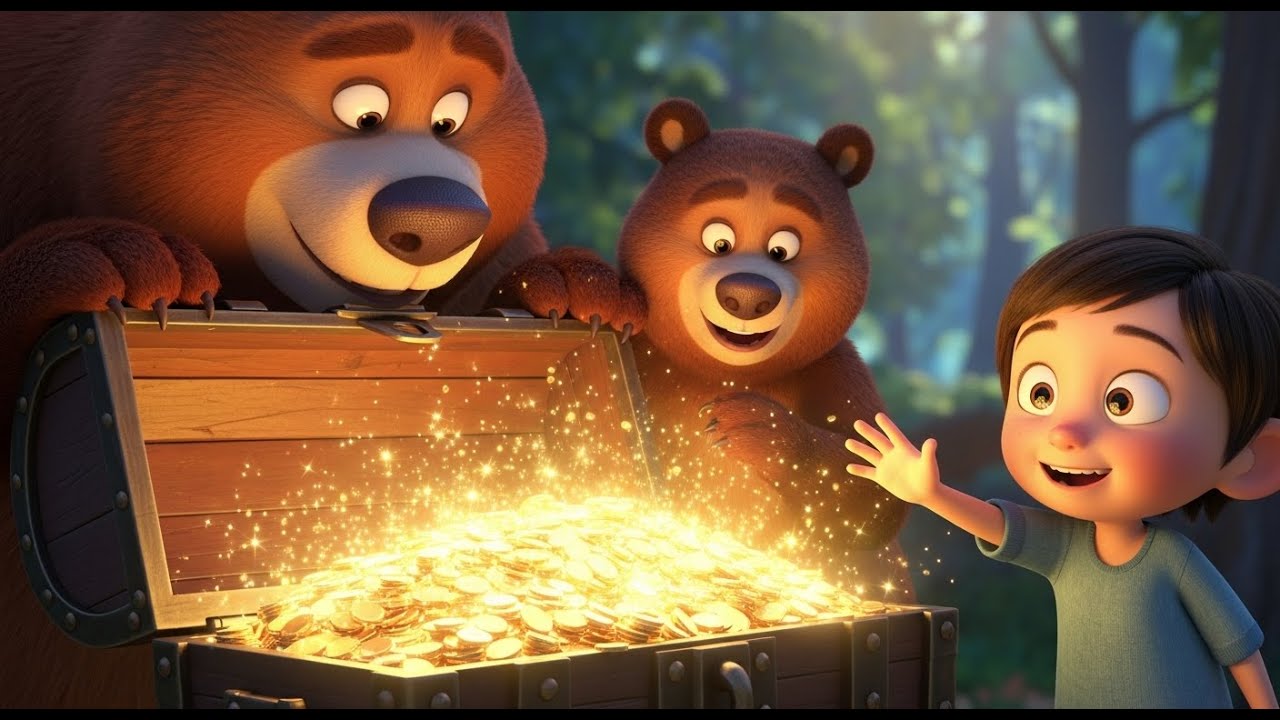 25 Ten Little Bears Found a Treasure 🧸🔟💰 - YouTube
