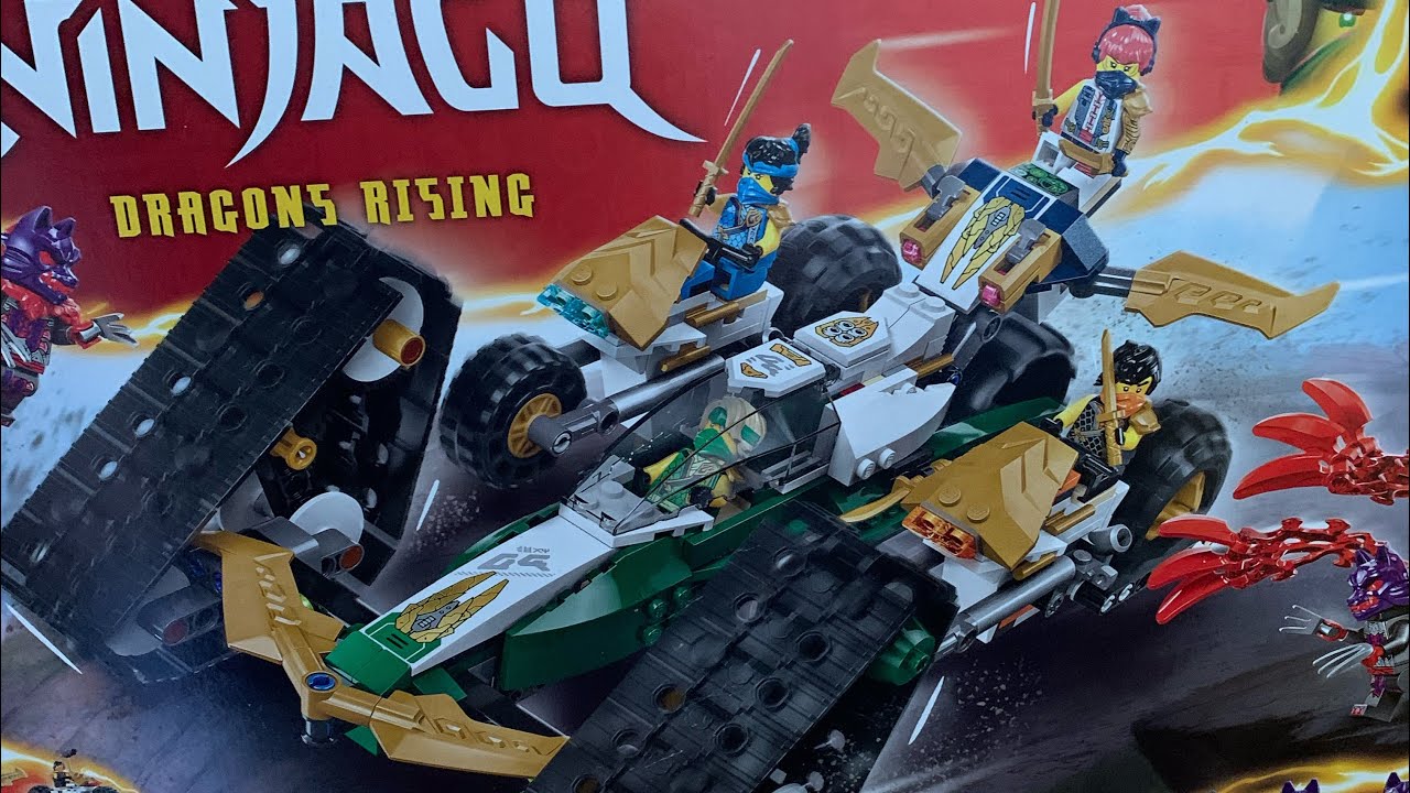 Lego Ninjago Dragons Rising season 2 Ninja Team Combo Vehicle build ...