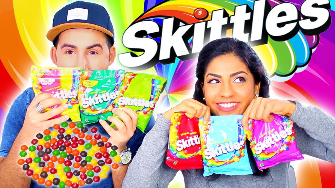 Crazy Skittles Flavor Taste Test! - YouTube