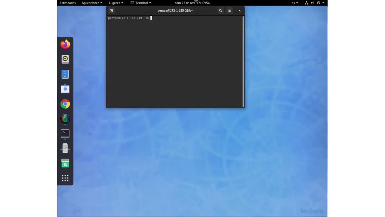 Ejemplo de comandos en terminal de Fedora (LINUX) - YouTube