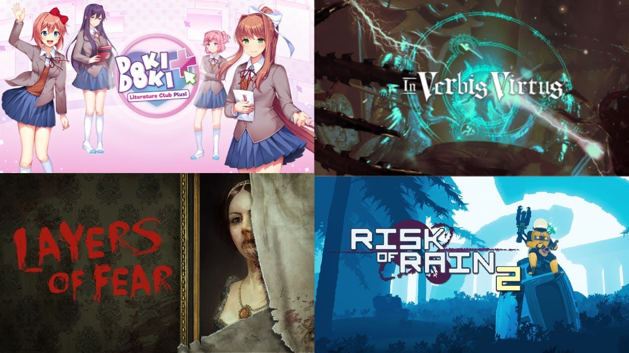 🔴 Doki Doki Literature Club! → In Verbis Virtus → Layers of Fear → Risk of Rain 2 / Запис 10.02. ...