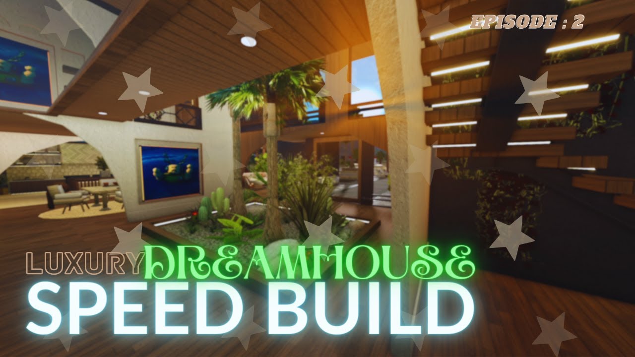 Bloxburg Speedbuild: Luxury Dream House | Part Two - YouTube