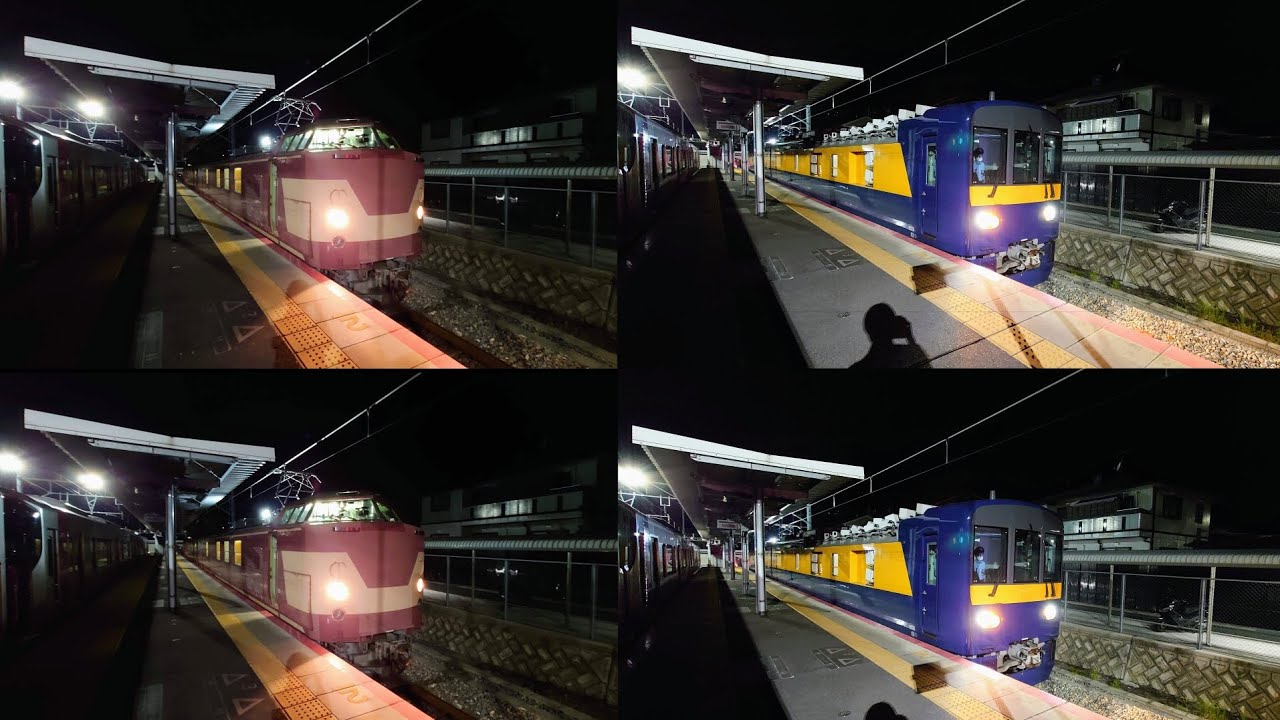 可部線深夜検測クモヤ443系・DEC741系（4K高画質） - YouTube