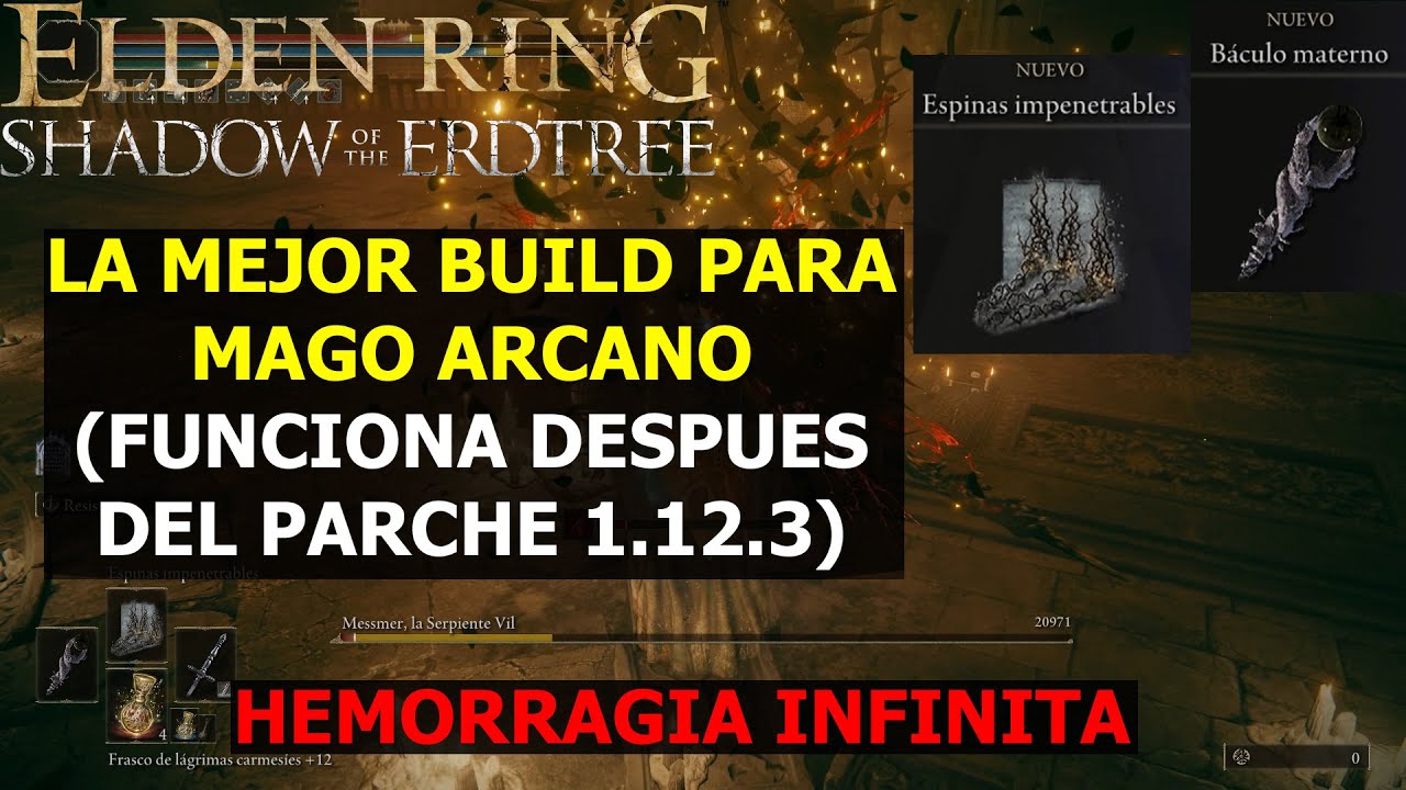 Elden Ring Shadow of the Erdtree MEJOR BUILD para MAGO Arcano (combo ...