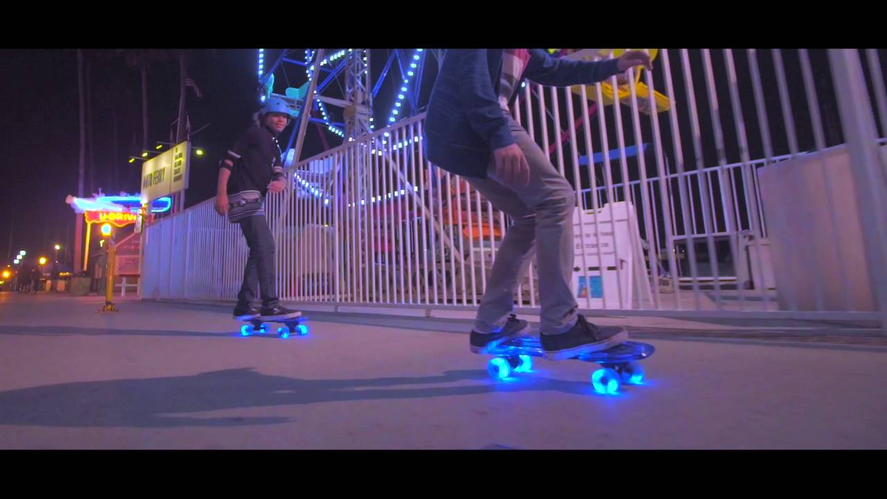 Neon Cruzer Skateboard - YouTube