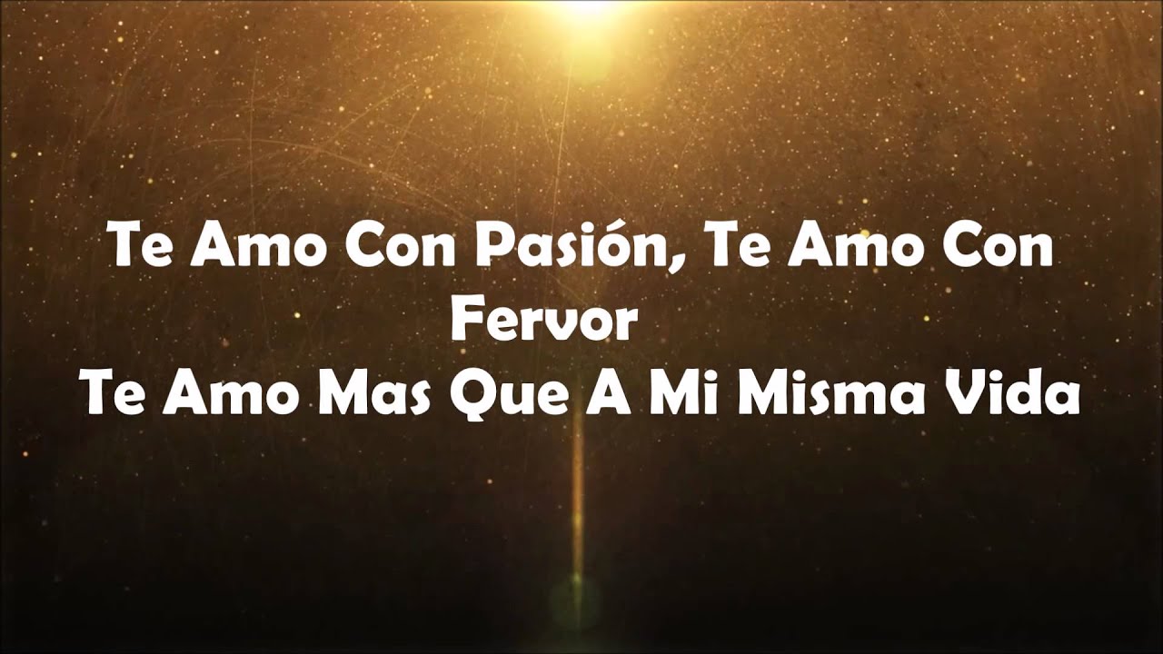 Rojo - Te Amo Mas Que A Mi Misma Vida (Letra) - YouTube