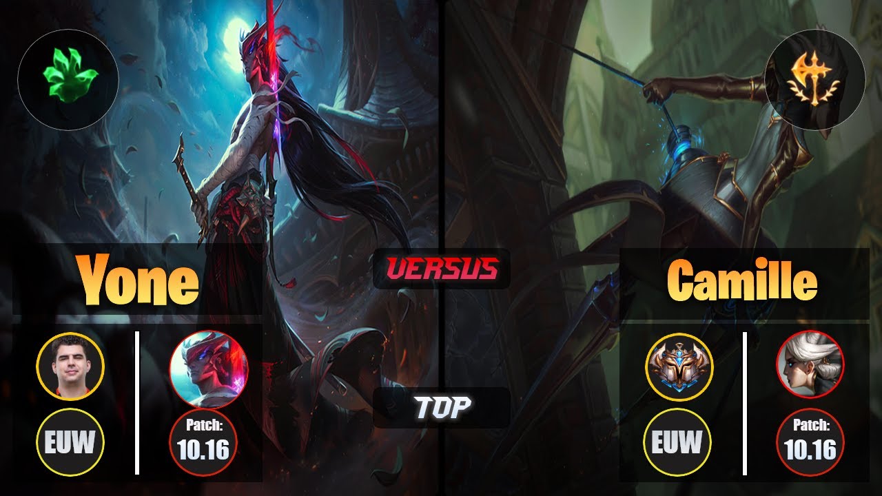 Bwipo YONE (Top) [Grasp of the Undying] VS CAMILLE - Challenger EUW ...