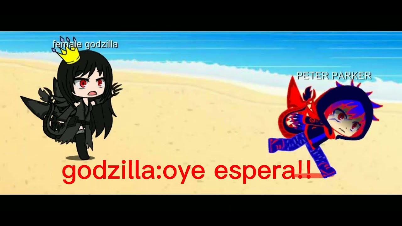 Como godzilla fem conocio a peter parker alias spiderzilla - YouTube
