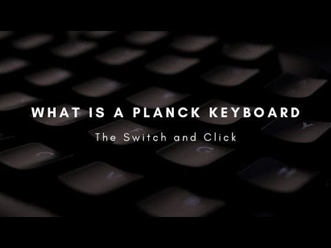 What is a Planck keyboard? - YouTube