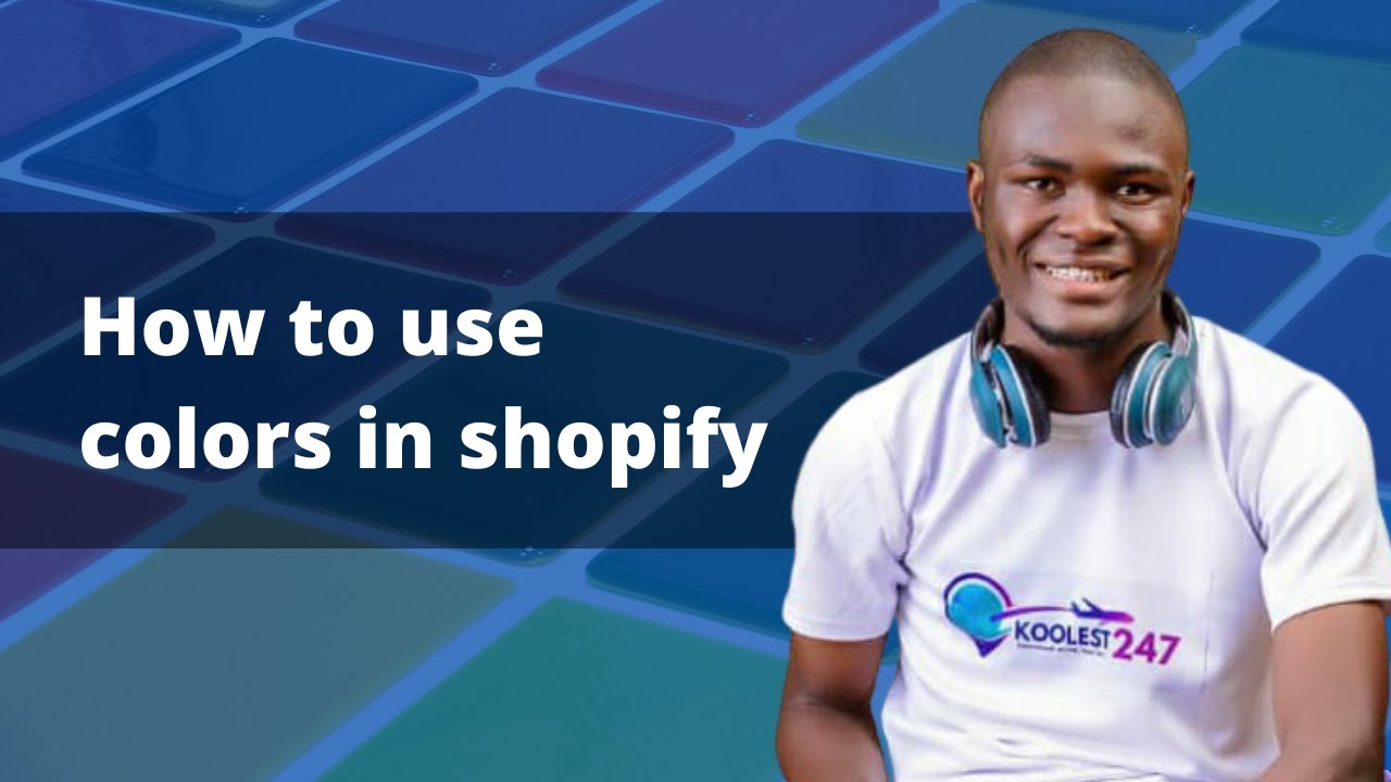 How to choose color for shopify website design - YouTube