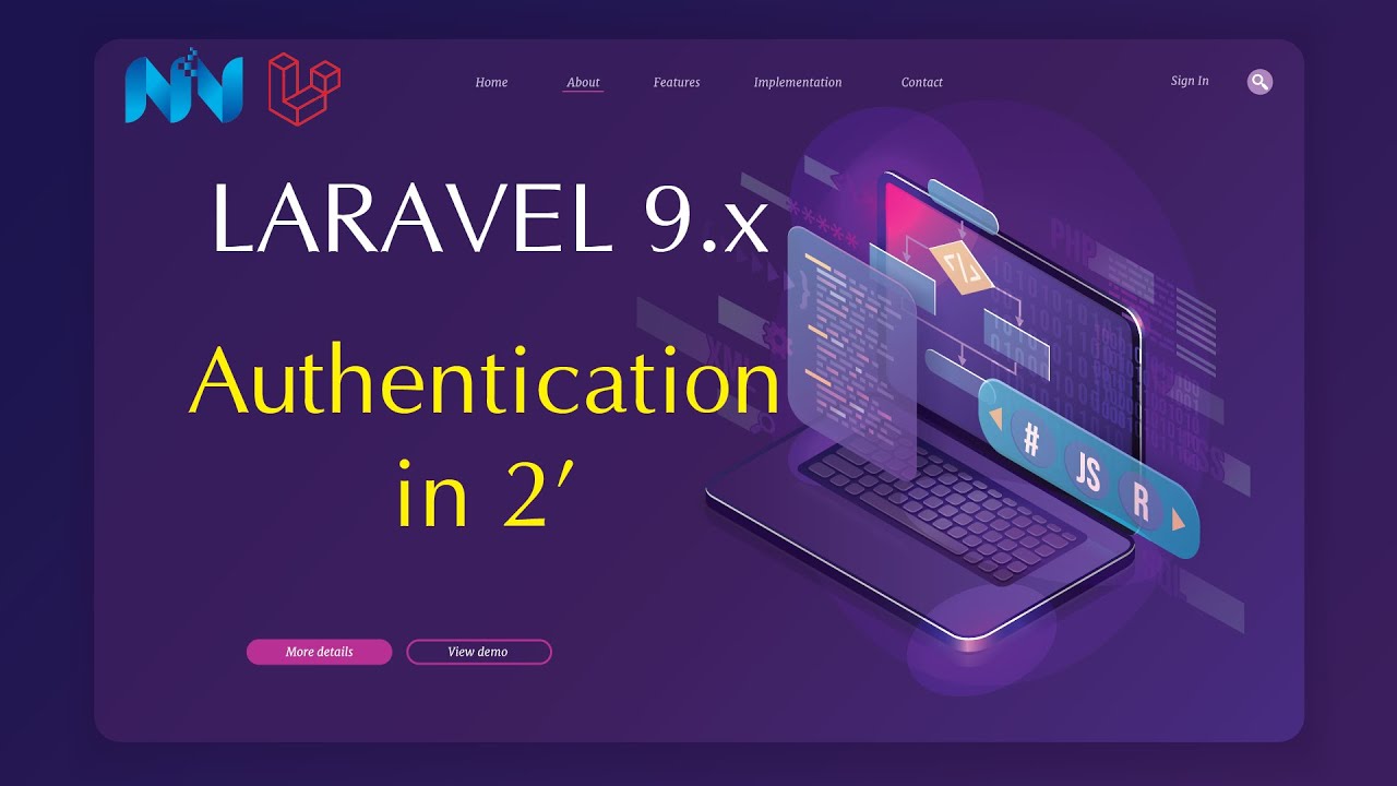 Xây Dựng Chức Năng đăng Nhập Trong 2 Phút Trong Laravel 9x Youtube
