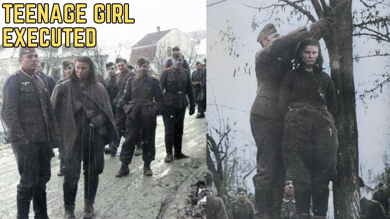 The Execution Of Lepa Radic - The Teenage Girl Hanged By German ...