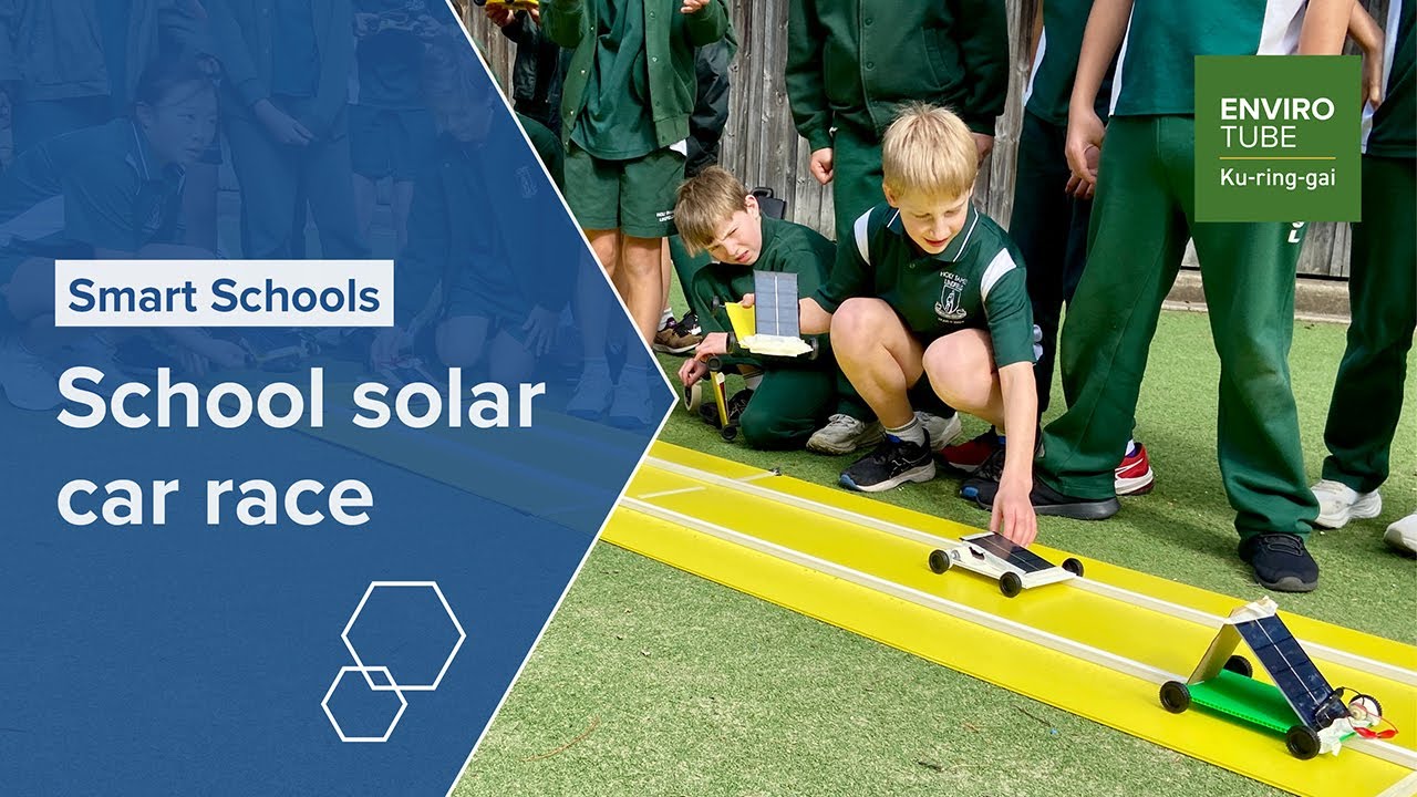 School solar car race - YouTube