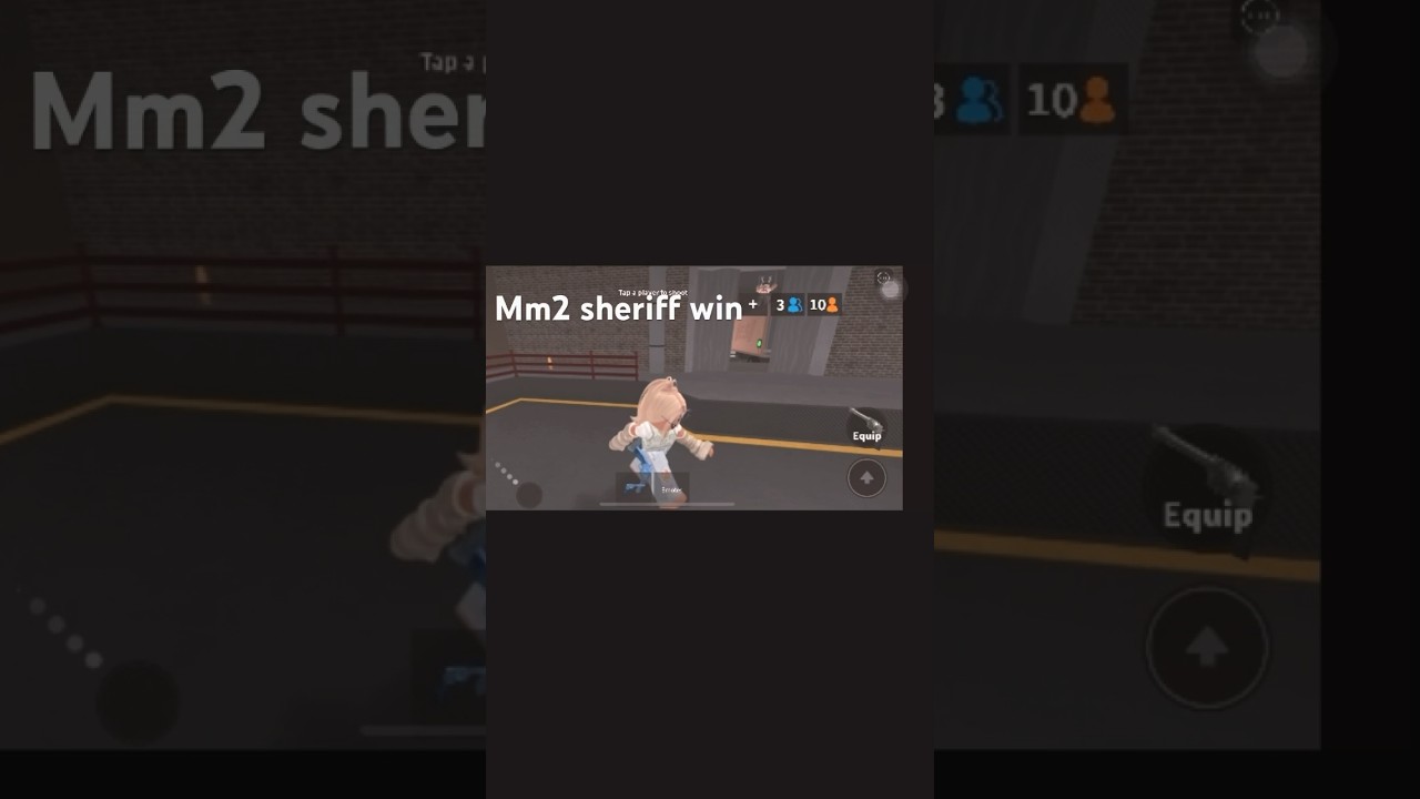 Mm2 sheriff win - YouTube