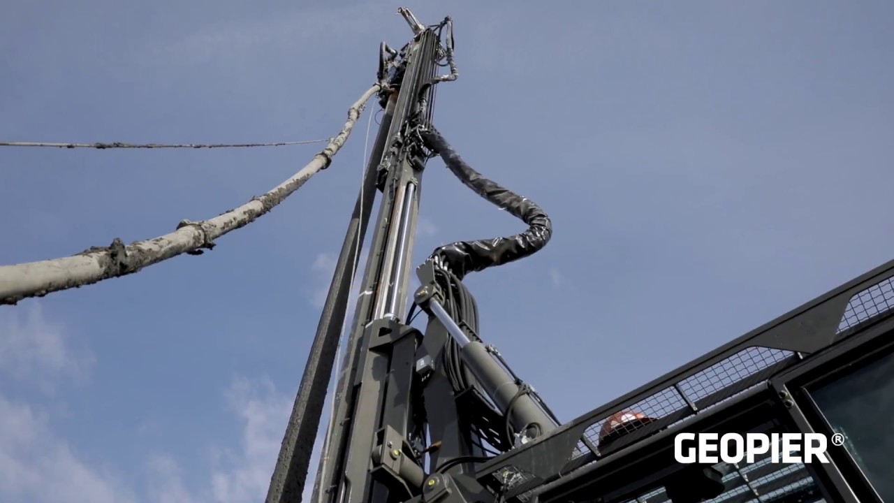 Geopier GeoConcrete® Column On-Site Installation and Animation ...