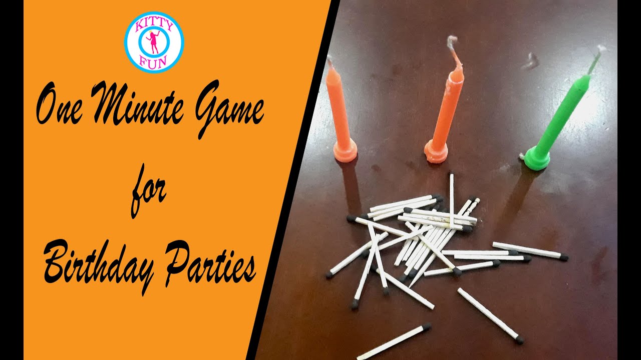 One Minute Game for Birthday Parties and Kitty Parties - YouTube