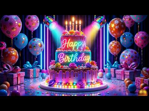 Happy Birthday to You! 🎂 Best Birthday Song by Your Birthday (NEON NIGHT)