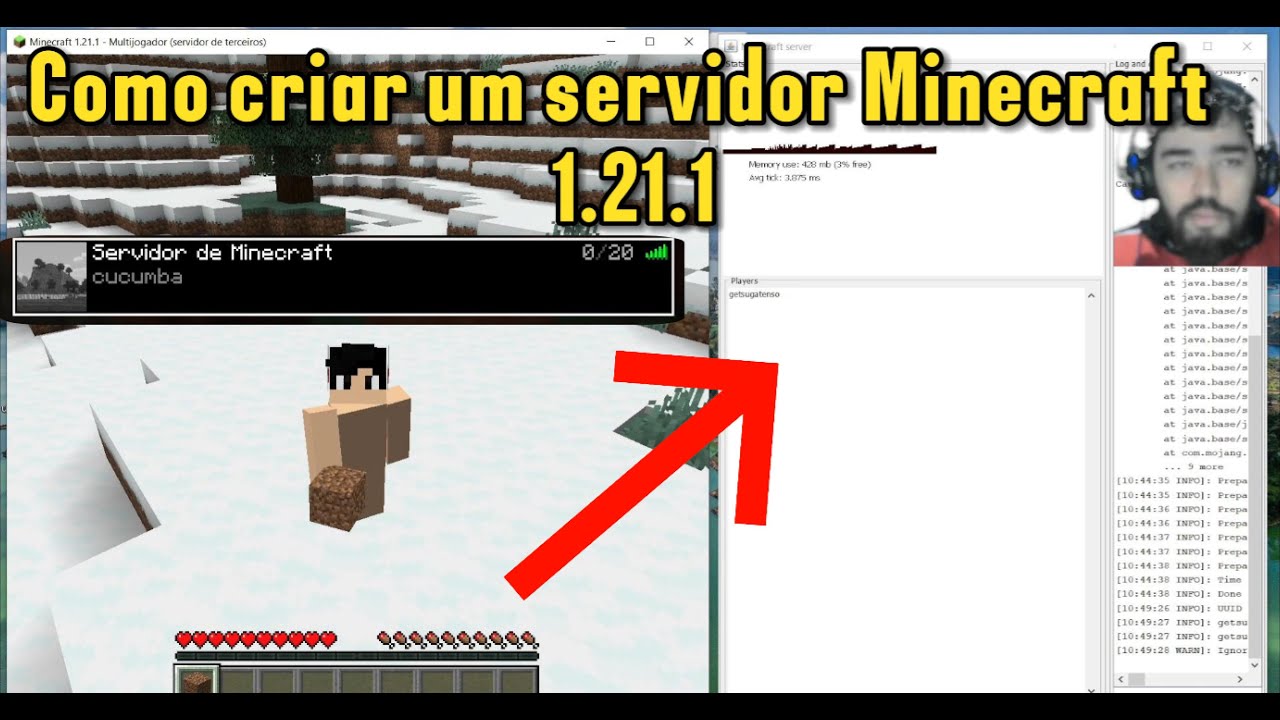 Como criar um servidor Minecraft 1.21.1📵 Descubra a sensação de apostar ... Como criar um servidor Minecraft 1.21.1📵 Descubra a sensação de apostar ...