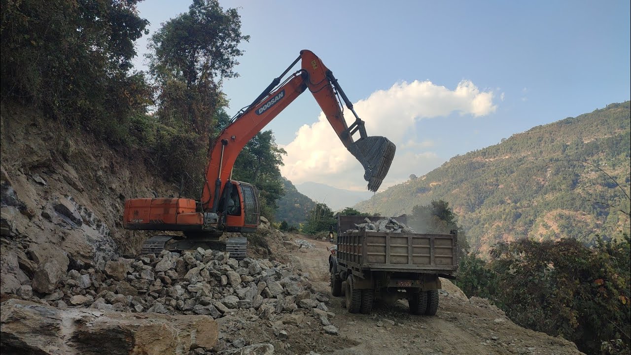 excavator working short vlog - YouTube