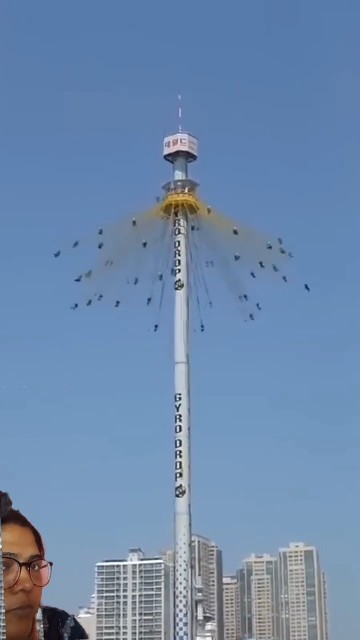 Gyro.. Drop..South Korea #ride #amusementpark #tower #travel # ...