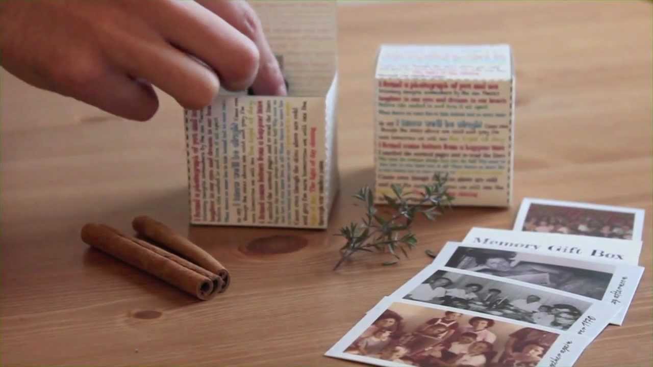 How to make a beautiful memory gift box - from The Album People - YouTube