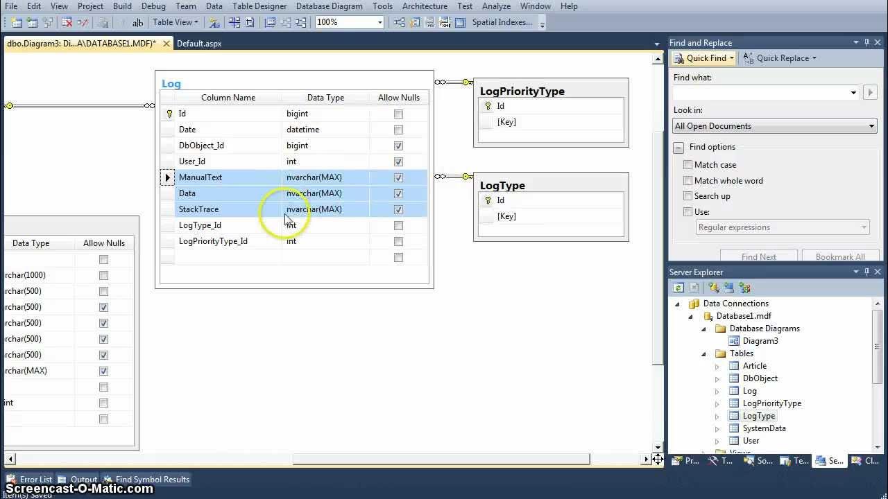 System Logger - how professionals create databases part 2 - JQuery Ajax ASP MsSql Tutorials ...