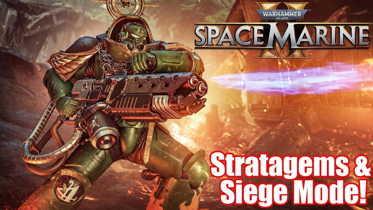 Stratagems & Siege Mode | Warhammer 40,000: Space Marine 2 | PS5 - YouTube