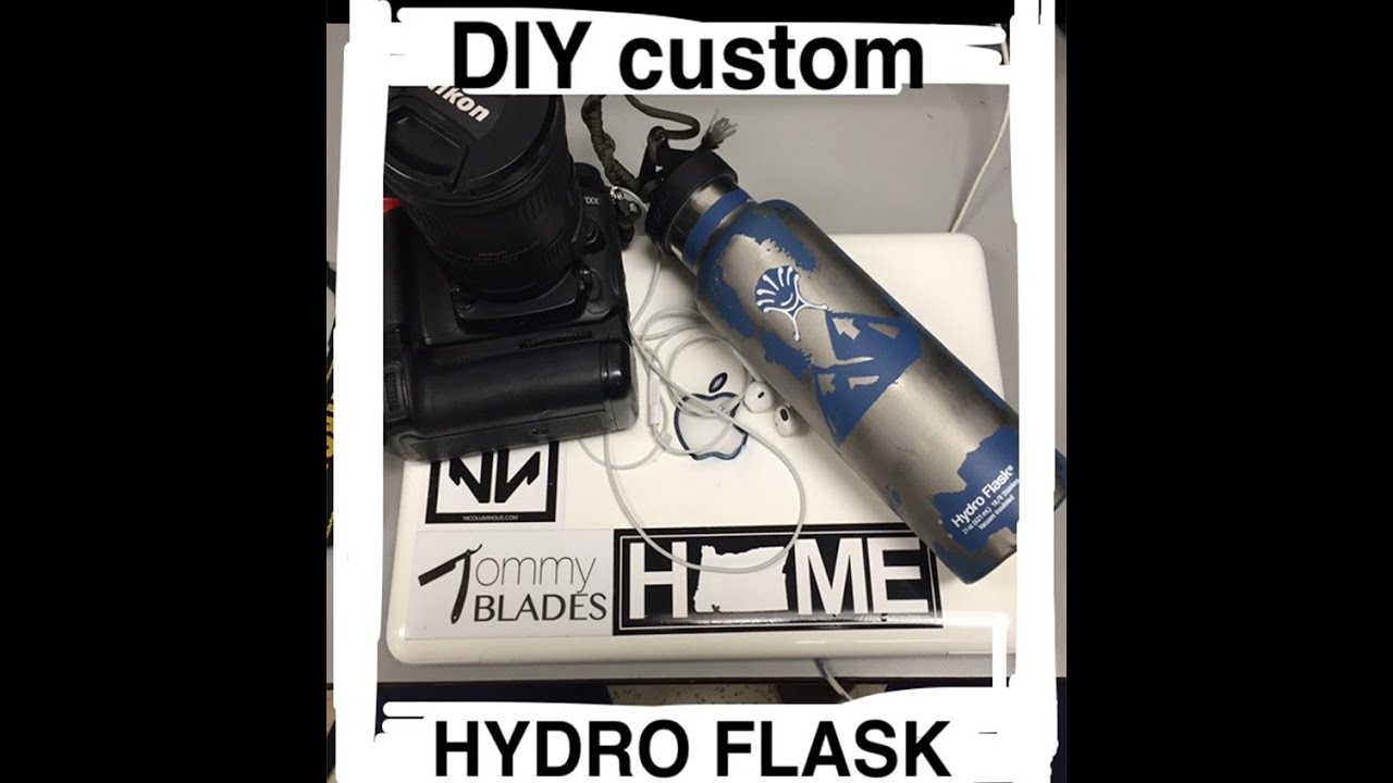 DIY Custom Hydro Flask - YouTube