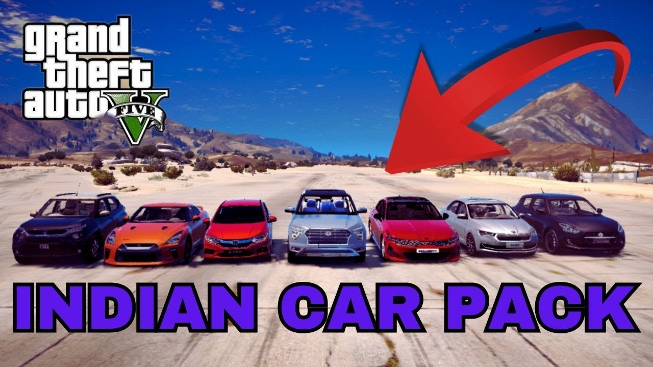 how to install 45+ indian car mod gta v - YouTube
