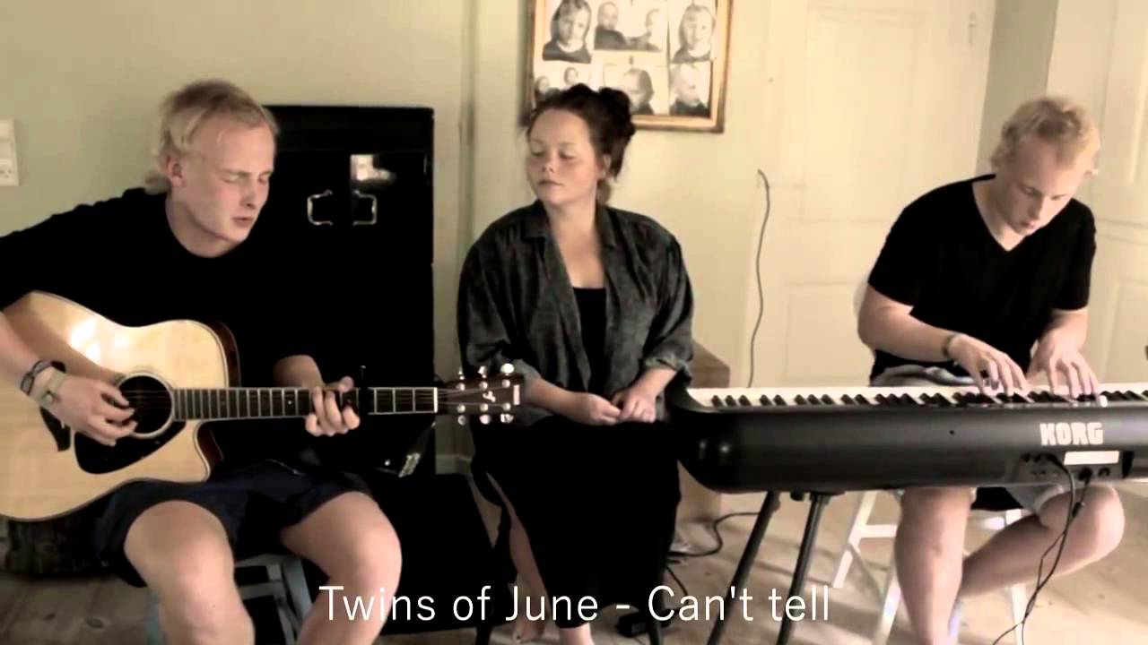 Twins of June - Can't Tell - LIVE - (Acoustic Session) - YouTube