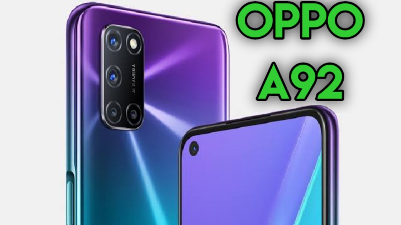 Oppo A92 2020 - Full Specifications | First Look | Launch Date | Price ...