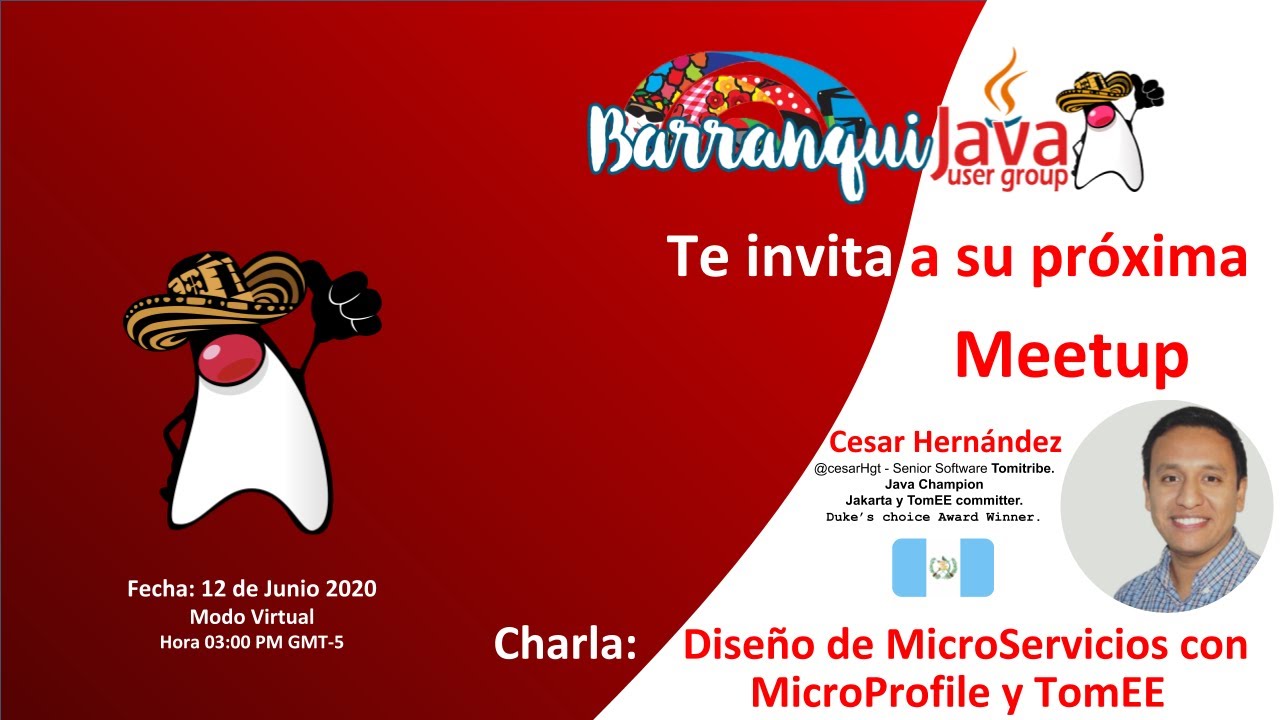 Diseño de MicroServicios con MicroProfile y TomEE - YouTube