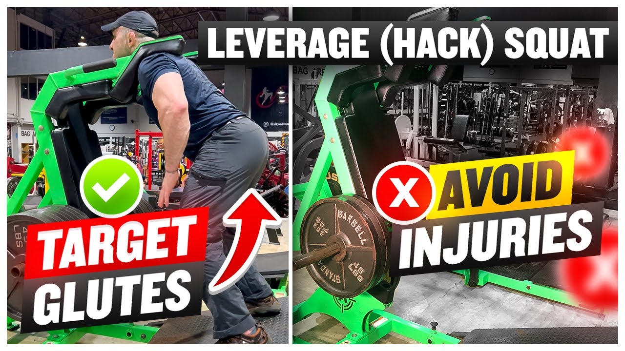 How To Leverage SQUAT💪TARGET Glutes + AVOID Injuries - YouTube