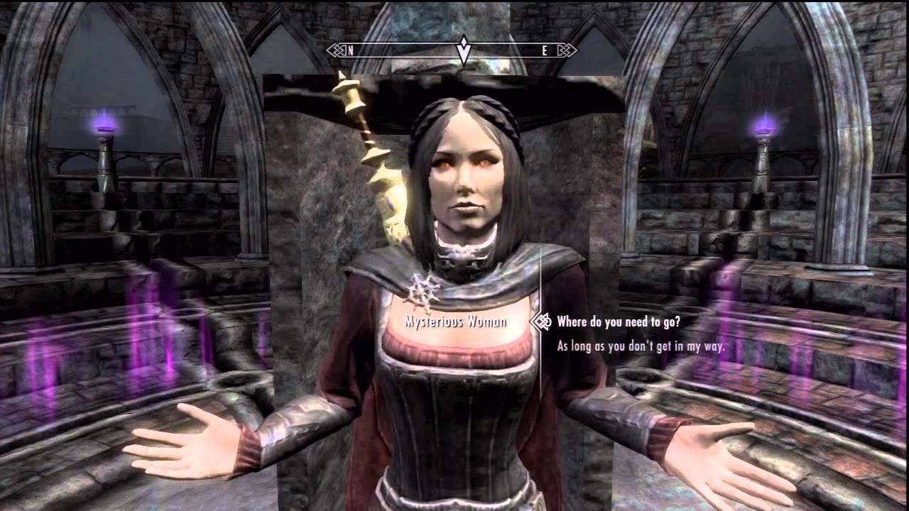 The Elder Scrolls V: Dawnguard - Meeting Serana! - YouTube