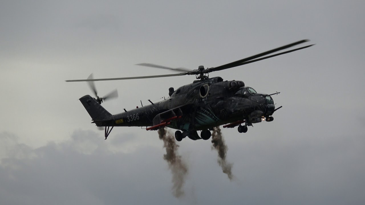 czech mil35 hind alien tiger biggin hill 2017 - YouTube
