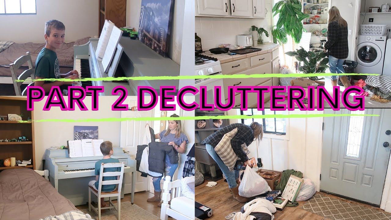 DECLUTTERING EVERYTHING MOTIVATION 2024 || BORDERLINE HOARDER BEDROOM ...