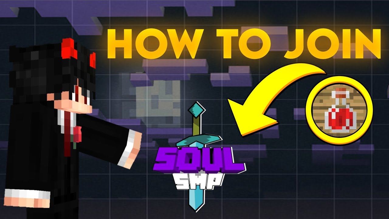 How to join Soul Smp First Bedrock Potion Steal SMP # ...