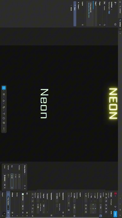 EAZY NEON EFFECT in Figma #figma #design #neon - YouTube