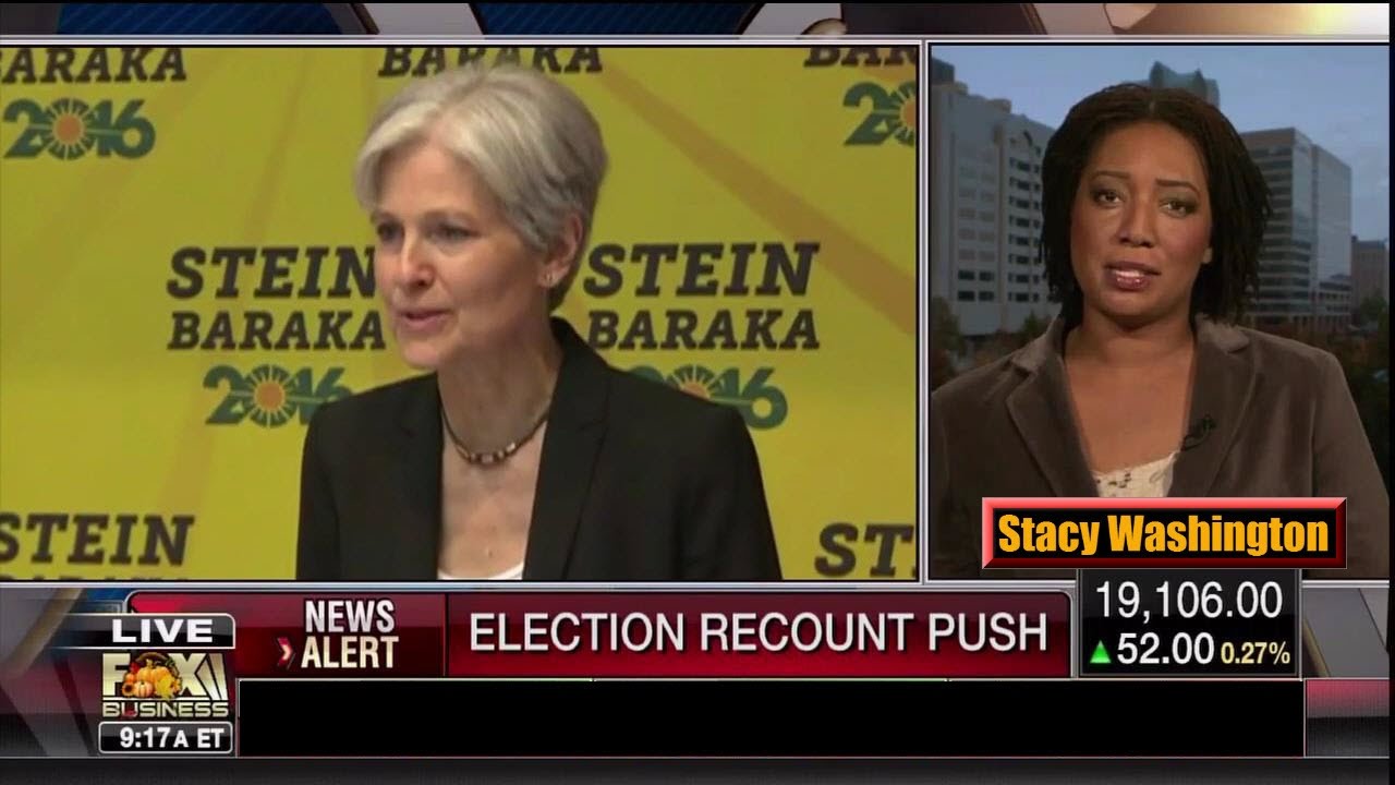 Election Recount Push by Jill Stein via Hillary Clinton? - Stacy ...