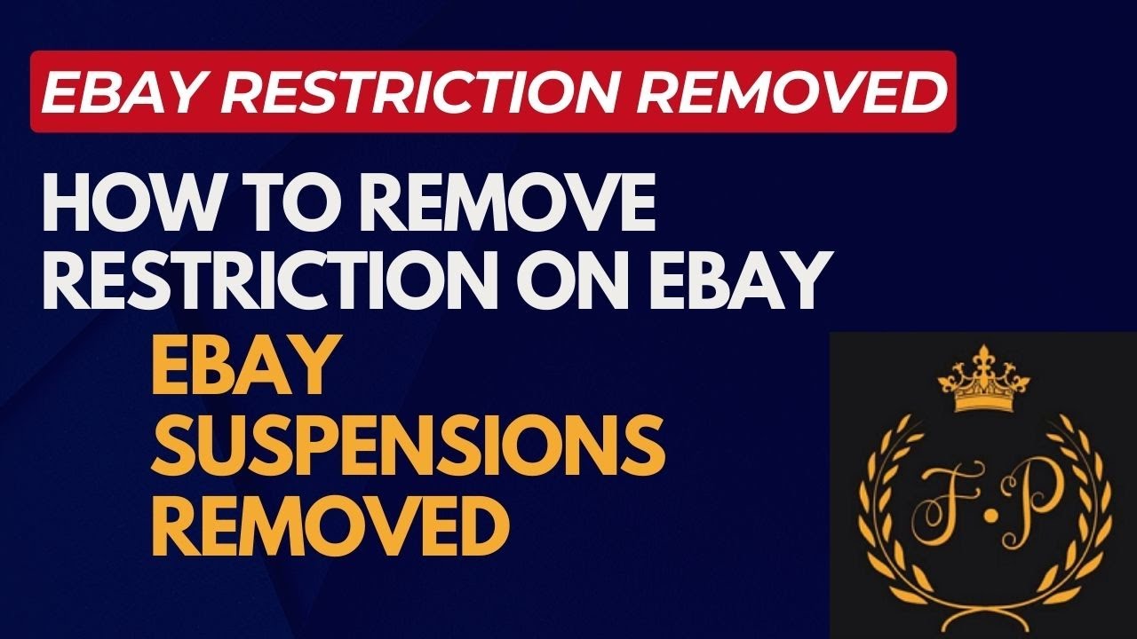 How to Reinstate eBay Suspension & Restriction | How to reinstate ...