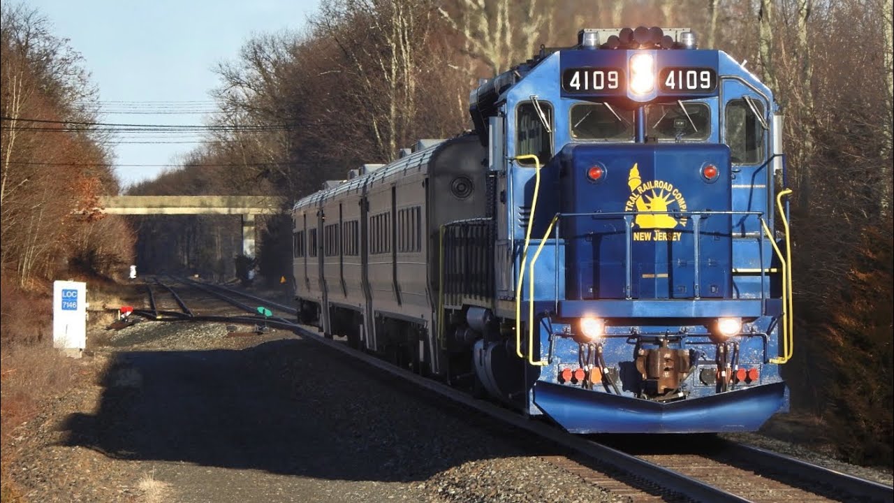 NJ Transit CNJ Heritage 4109 on 49 and X04 at Middletown, NY - YouTube