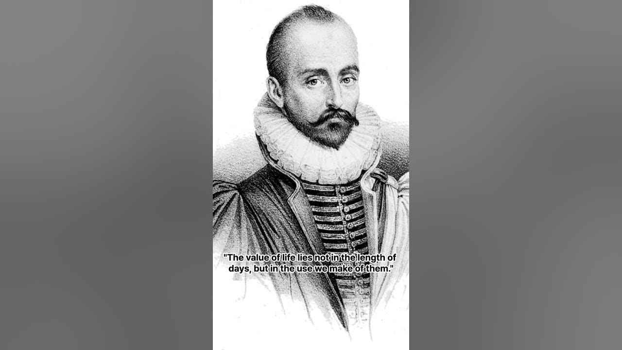 Michel de Montaigne quotes - YouTube