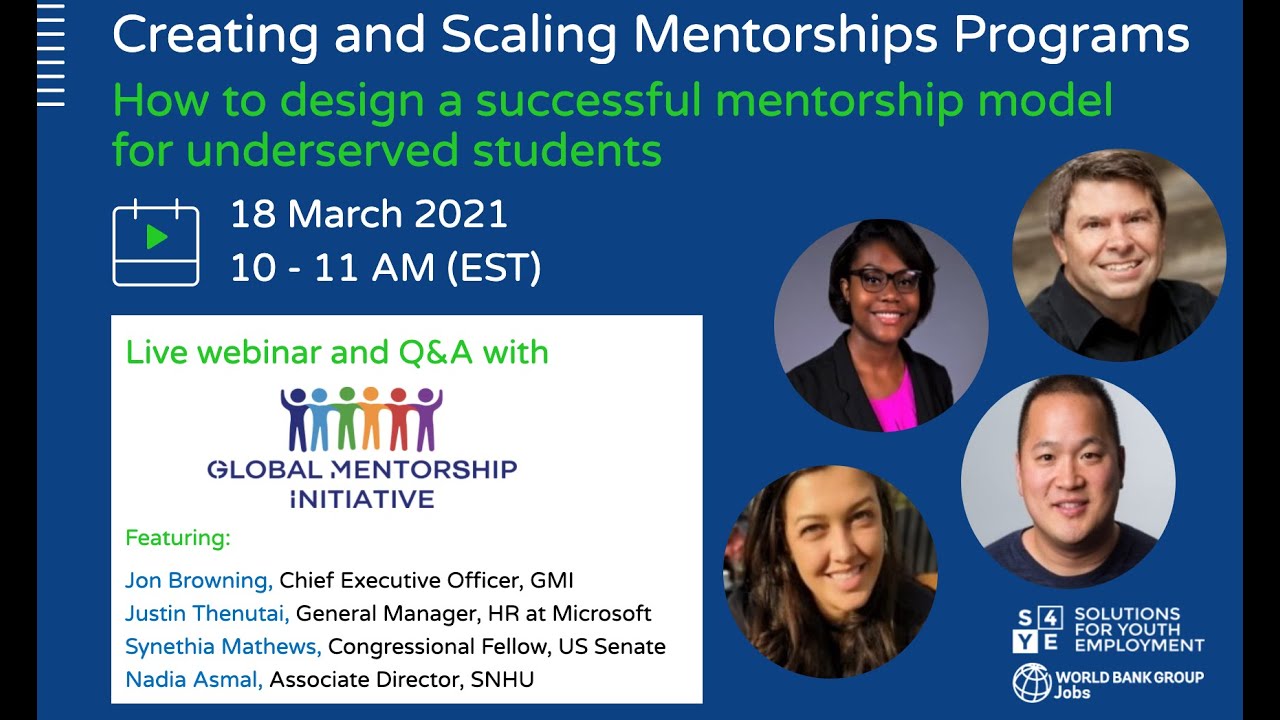 Creating and Scaling Mentorship Programs for Students in Developing ...