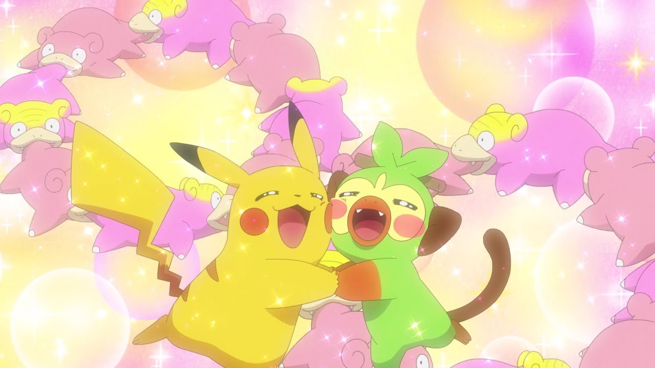 Pikachu And Grookey Enjoying The Curry - Pokemon Ultimate Journeys ...