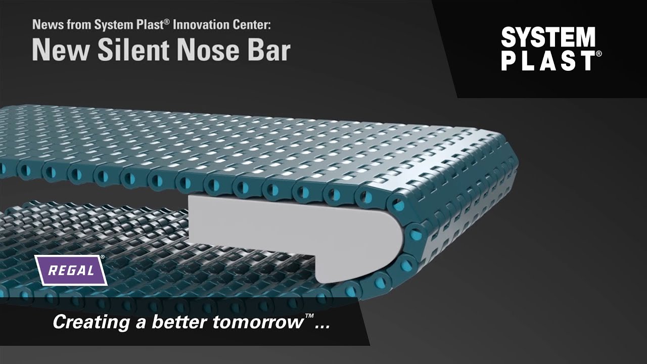 Material Handling Low-Noise Modular Belt Transfer - System Plast - YouTube