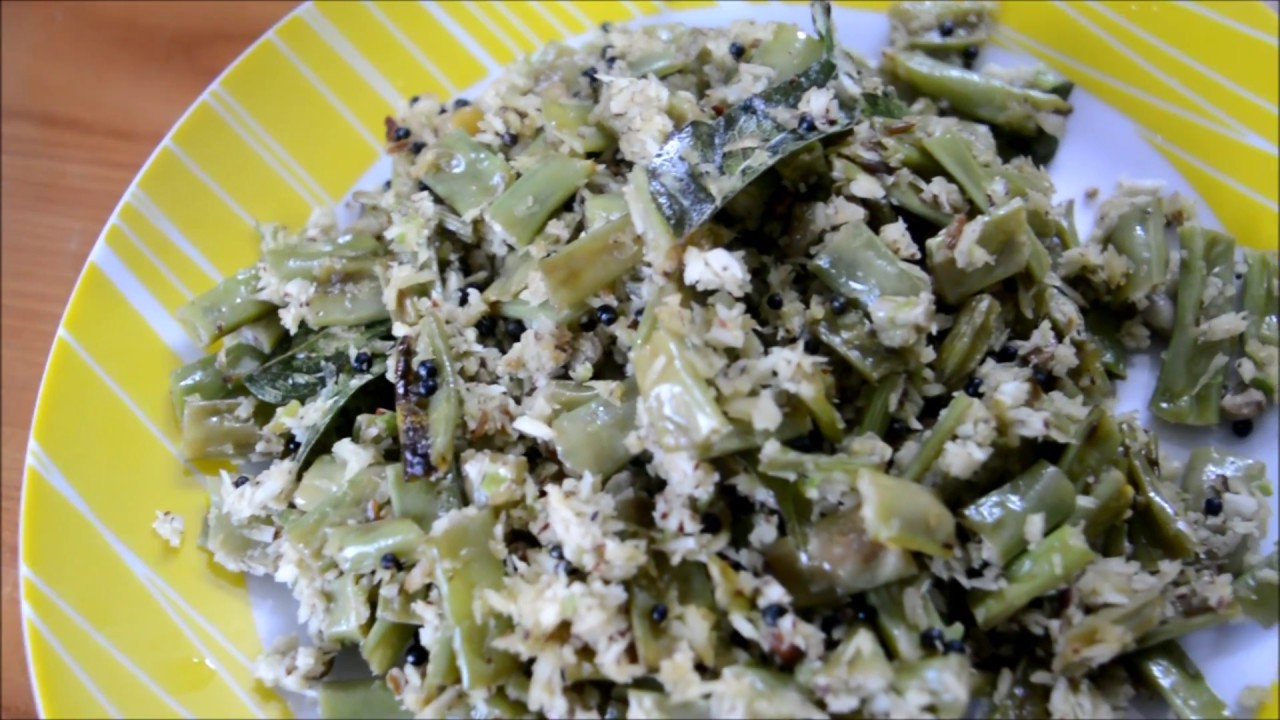 payaru thoran video | പയർ തോരൻ | cow pea stir fry - YouTube
