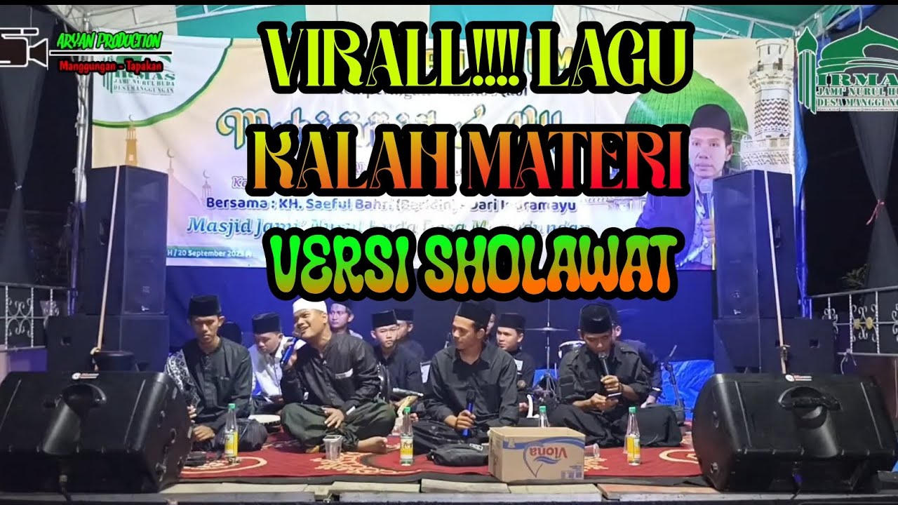 KALAH MATERI VERSI SHOLAWAT!!! || GROUP HADROH AL FATAH WITH IRMAS JNHM ...