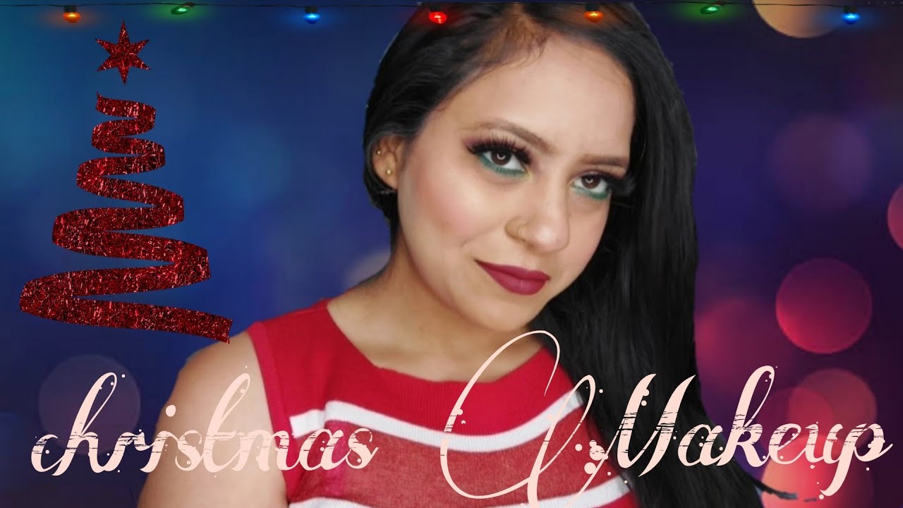 Christmas Special Makeup tutorial 2021, Easy to do christmas makeup ...
