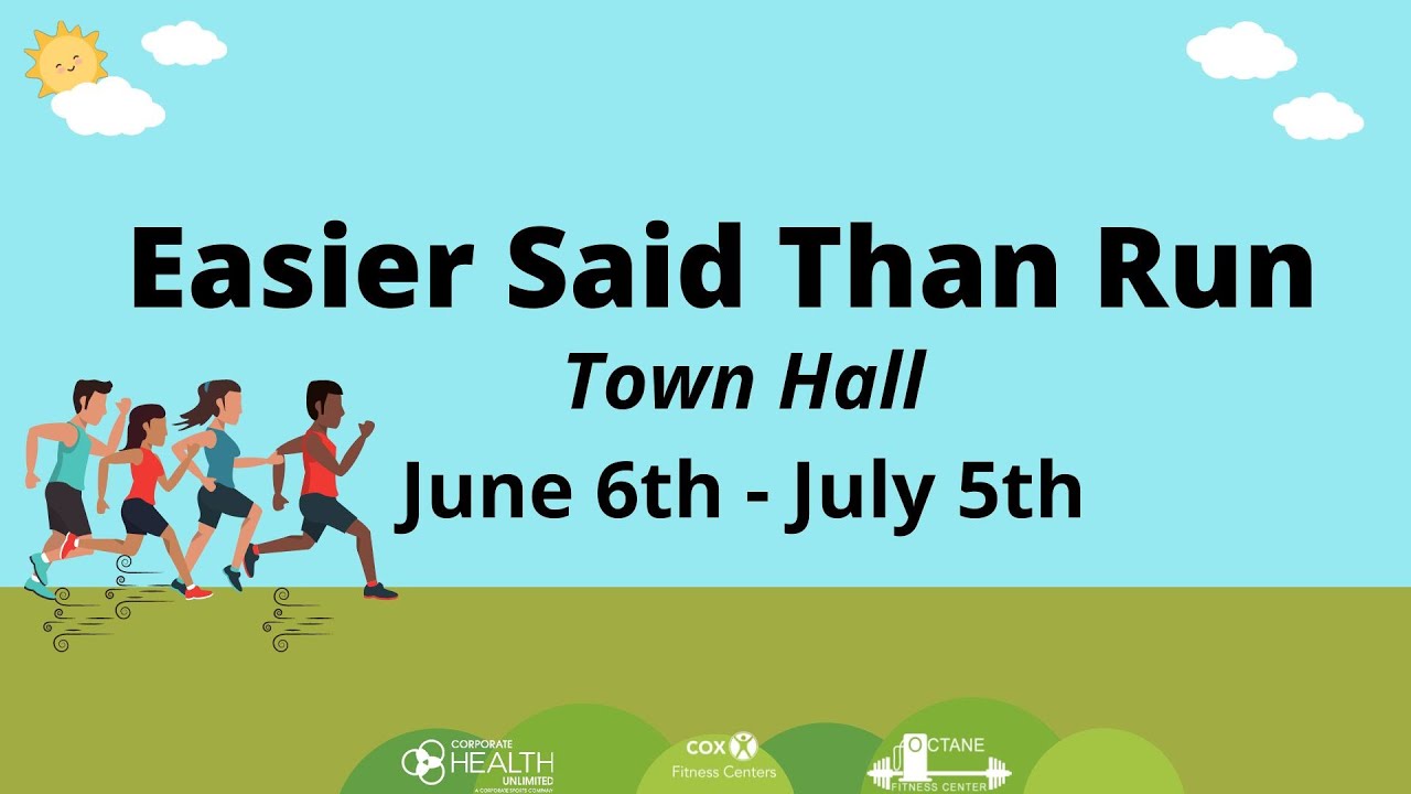 Easier Said Than Run Town Hall - YouTube